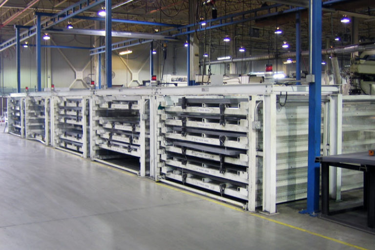 Roll-Out Sheet Metal Racks - Roll Out Racks for Flat Metal Storage ...
