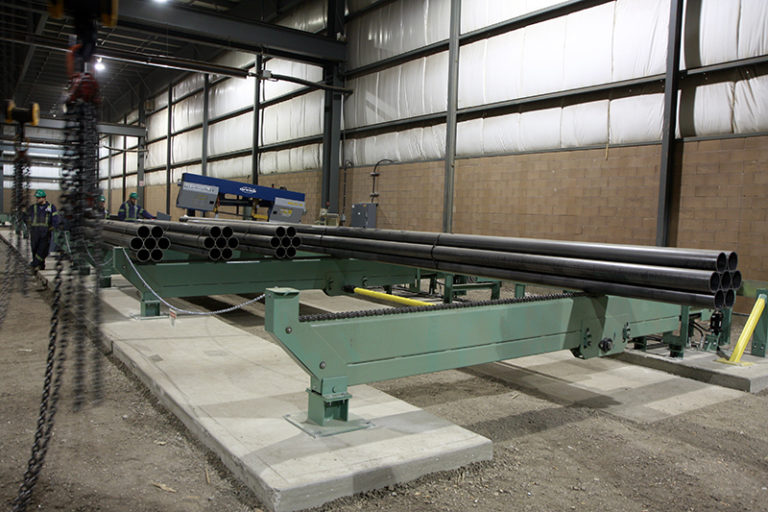Custom Material Handling Solutions - Bar and Pipe Loading Systems