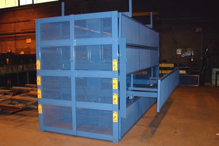 Roll-Out Cantilever Rack - Industrial Racking Systems - Roll-Out Racks