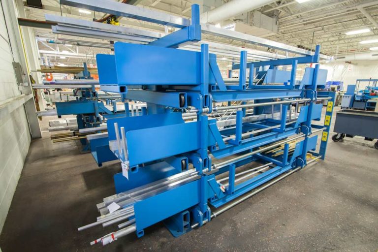 Roll-Out Cantilever Rack - Industrial Racking Systems - Roll-Out Racks