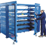 Roll-Out Sheet Metal Racks - Roll Out Racks for Flat Metal Storage ...