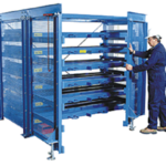 Roll-Out Sheet Metal Racks - Roll Out Racks for Flat Metal Storage ...