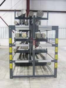 Roll-Out Cantilever Rack - Industrial Racking Systems - Roll-Out Racks