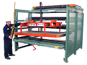 Roll-Out Sheet Metal Racks | Roll-Out Racks for Metal Storage