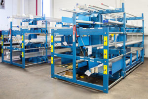 Roll-Out Cantilever Rack - Industrial Racking Systems - Roll-Out Racks