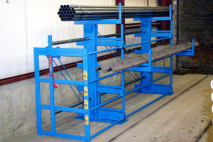 Roll-Out Cantilever Rack - Industrial Racking Systems - Roll-Out Racks