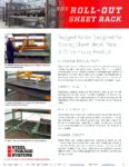 Roll-Out Sheet Metal Racks - Roll Out Racks for Flat Metal Storage ...