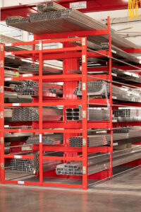 Roll-Out Cantilever Rack - Industrial Racking Systems - Roll-Out Racks