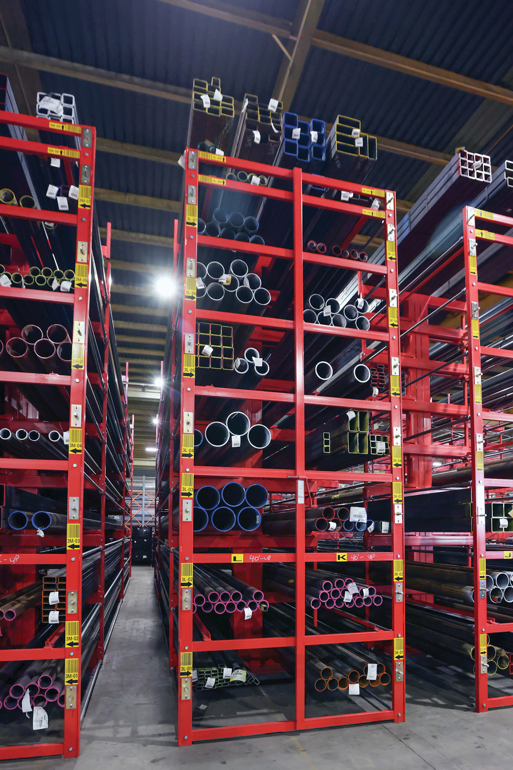 Roll-Out Cantilever Rack - Industrial Racking Systems - Roll-Out Racks